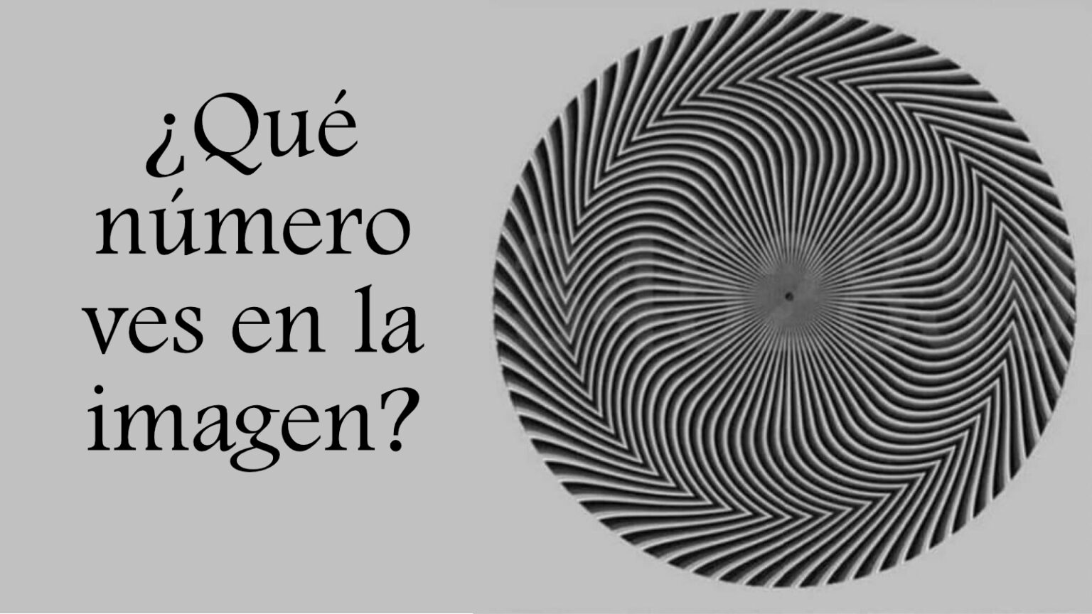 Todo el mundo ve números diferentes en esta imagen, ¿qué números ves tú ...